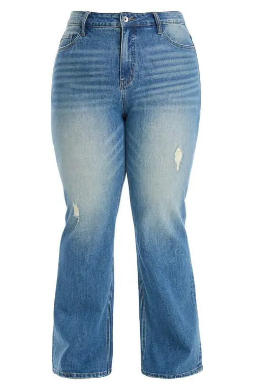 BAYEAS High-waist Bootcut Jeans