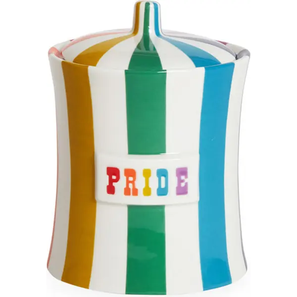 Jonathan Adler Vice Pride Canister - Rainbow Stripes