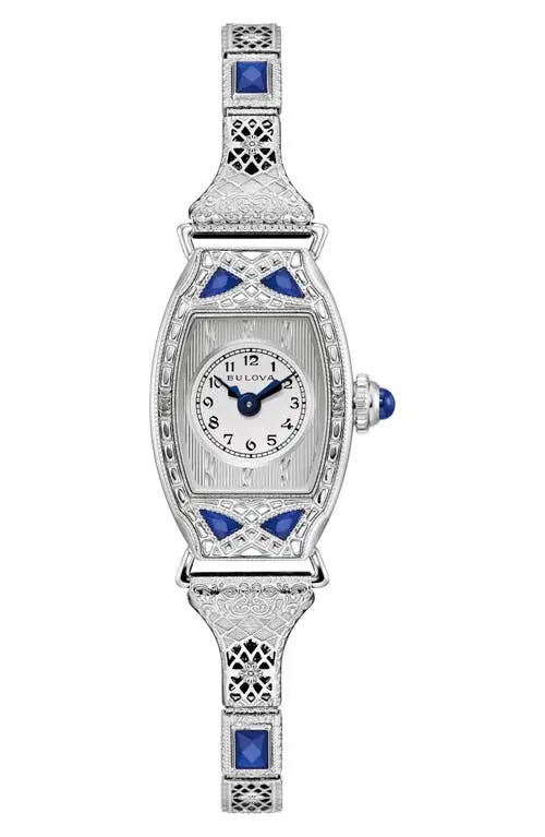 Bulova Archive Series 'miss America' Bracelet Watch - Silverone