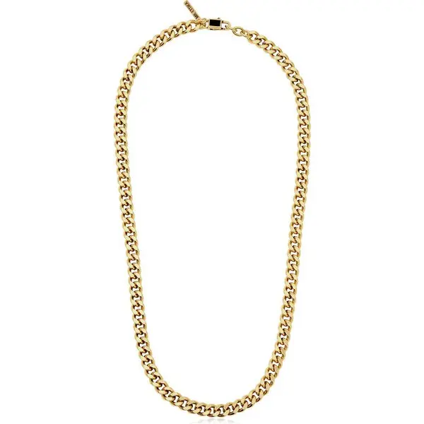 MR. ETTIKA Ettika Curb Chain Necklace - Brass
