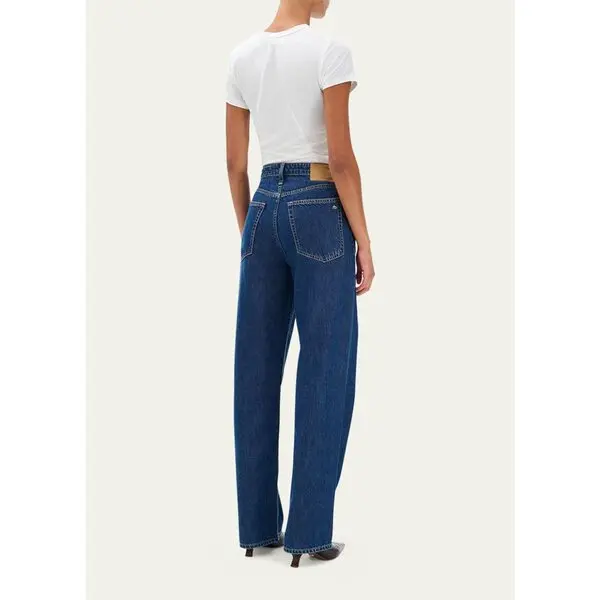 Rag & Bone Featherweight Logan Mid-rise Wide Jeans - Wellbrook