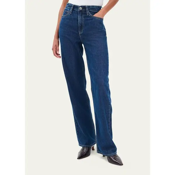 Rag & Bone Featherweight Logan Mid-rise Wide Jeans - Wellbrook
