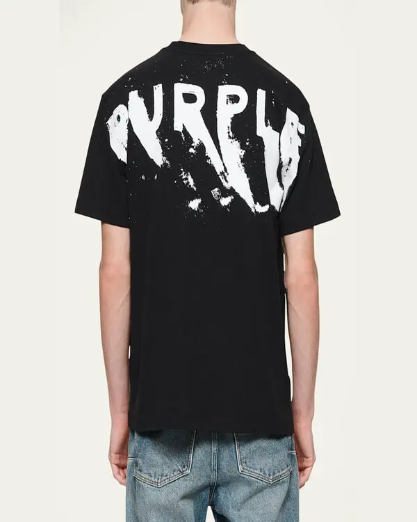 PURPLE BRAND Painted Wordmark Tee