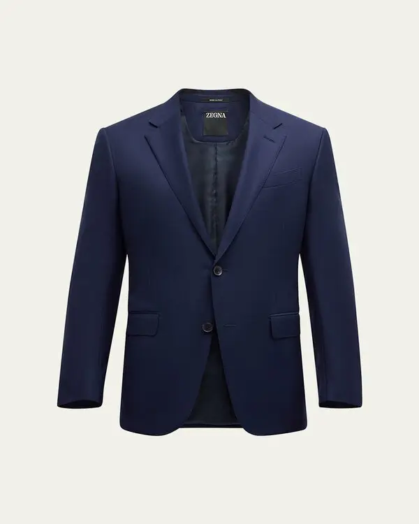 Zegna Solid Wool Blazer