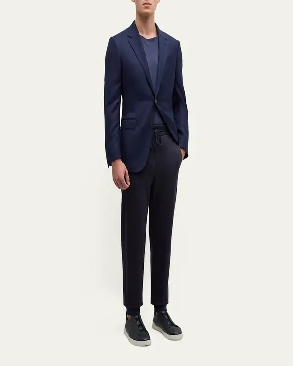 Zegna Solid Wool Blazer