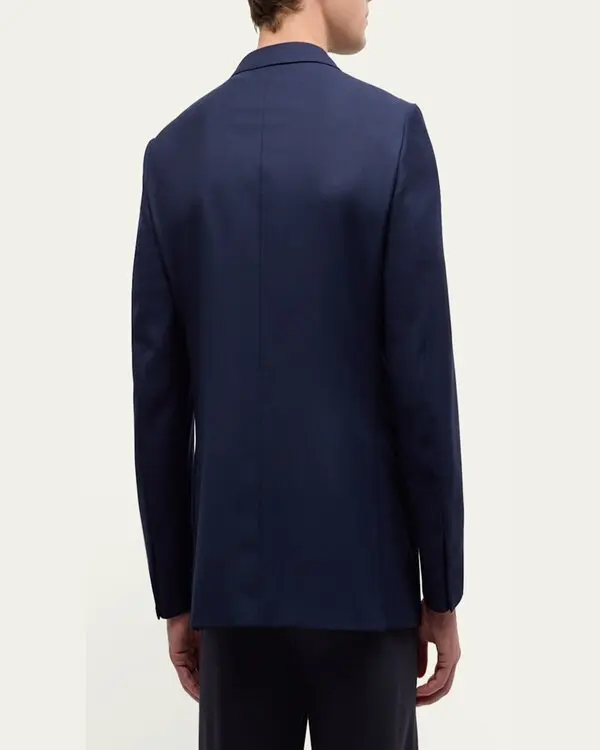 Zegna Solid Wool Blazer