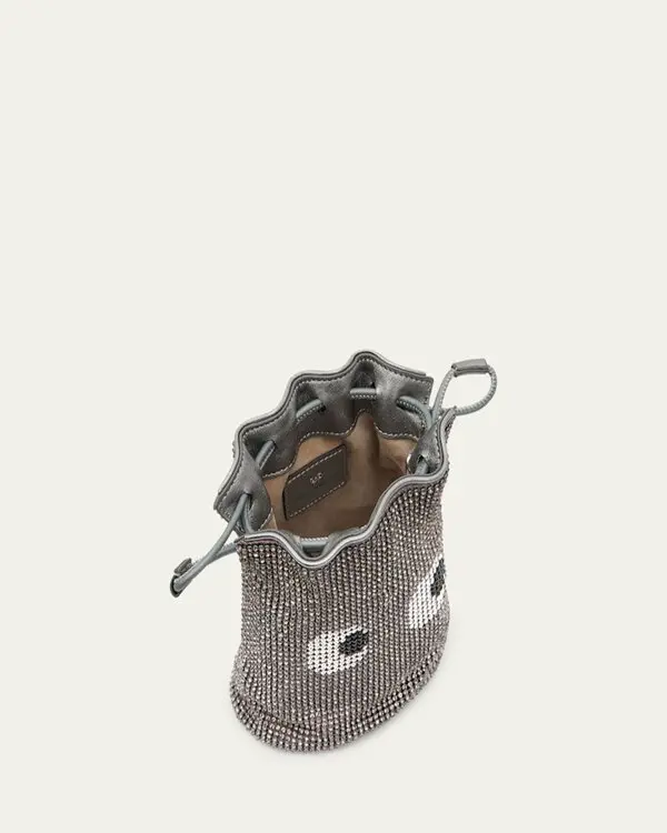 ANYA HINDMARCH Eyes Crystal Pouch Bag