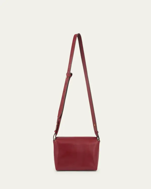 ANYA HINDMARCH Mortimer Leather Crossbody Bag - Vampire