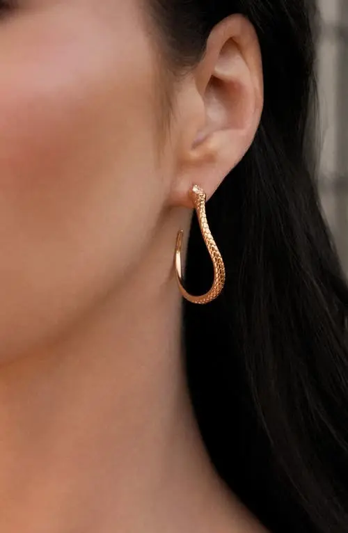 Ettika Serpent Hoop Earrings
