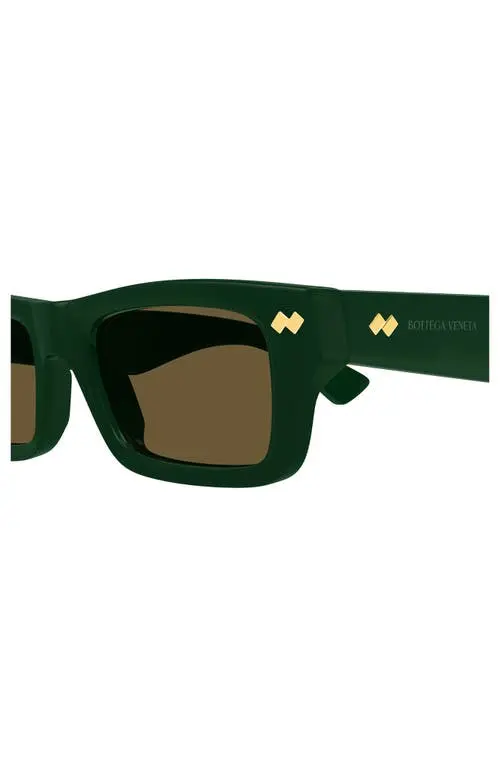 Bottega Veneta 49mm Square Sunglasses