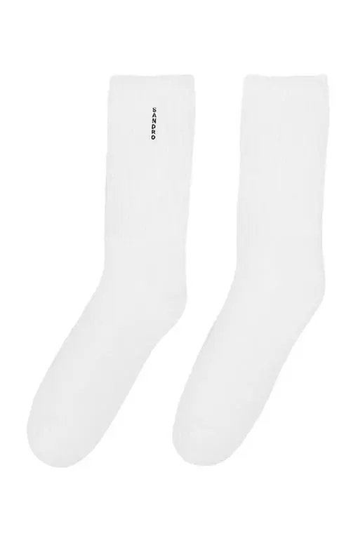 Sandro Cotton Socks - White