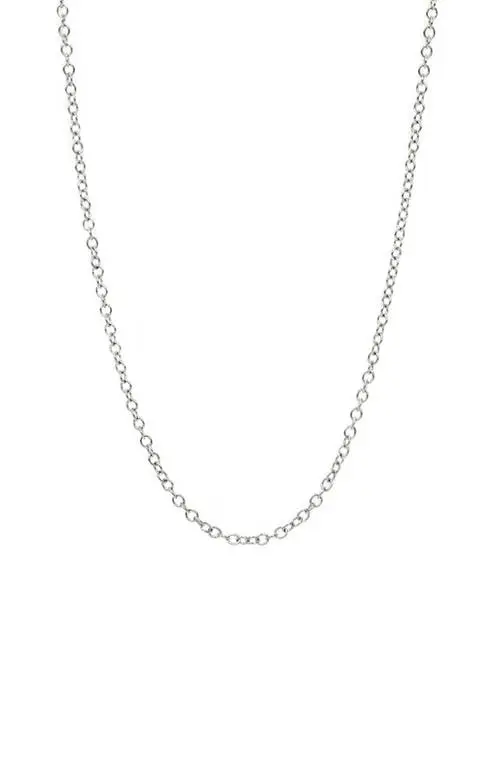 Anzie Cable Chain Necklace - Silver