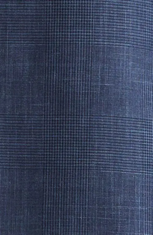 Zegna Crossover Prince Of Wales Check Wool - Blue Navy Check