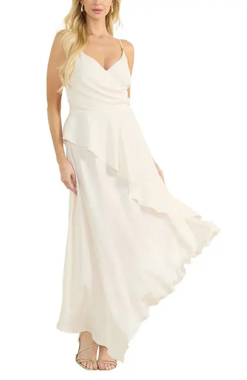 MARCIANO Giselle Asymmetric Maxi Dress