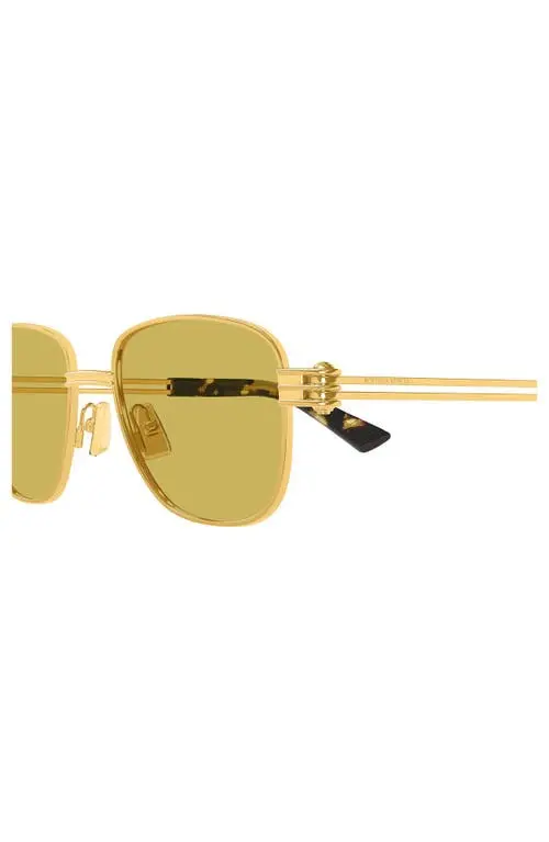 Bottega Veneta 51mm Square Sunglasses
