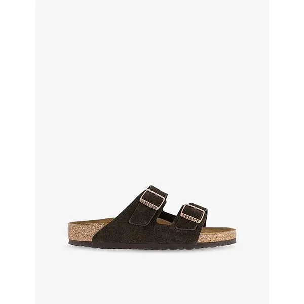 BIRKENSTOCK Arizona Two-strap Suede Sandals - Suede Mocca