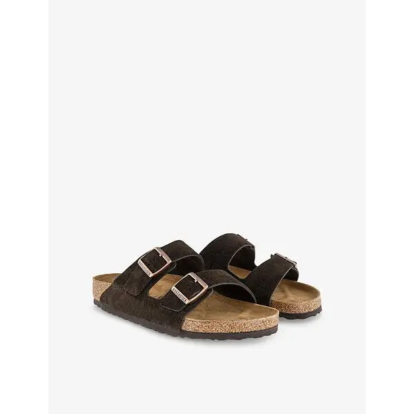 BIRKENSTOCK Arizona Two-strap Suede Sandals - Suede Mocca