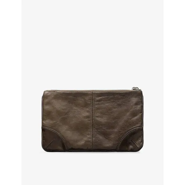 Prada Leather Pouch - Green