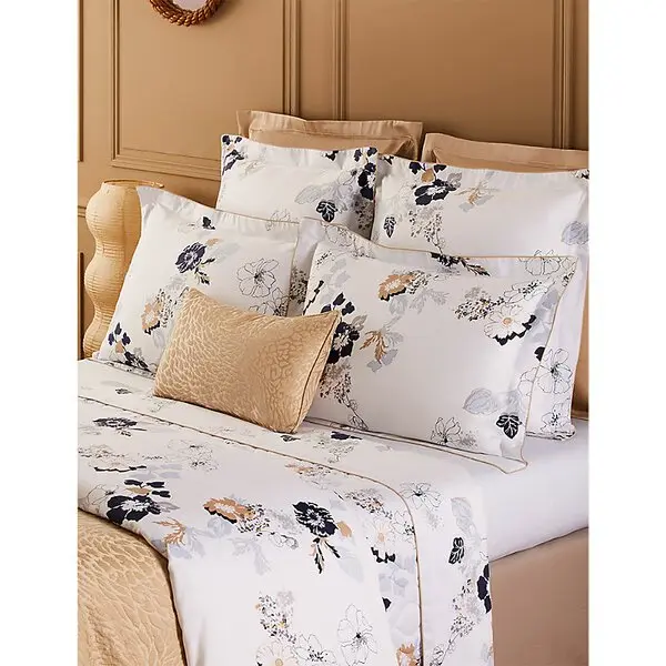 YVES DELORME Souvenir Silk Cushion Cover 33cm X 57cm