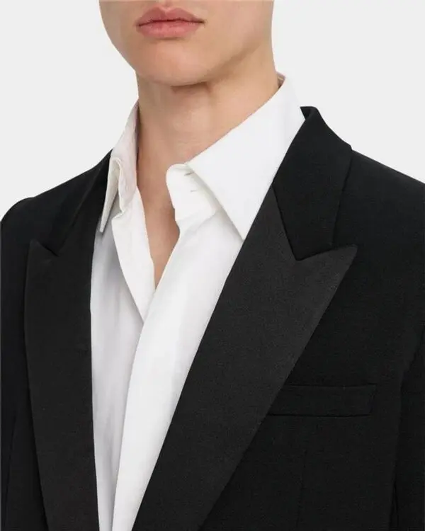 Saint Laurent Apos;s Peak-lapel Tuxedo Jacket