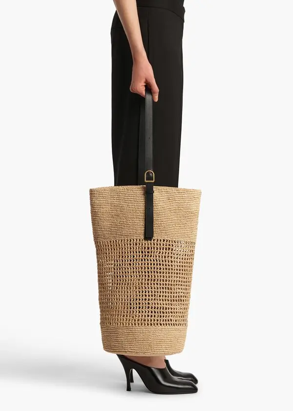 Khaite Billie Bucket Bag - Natural