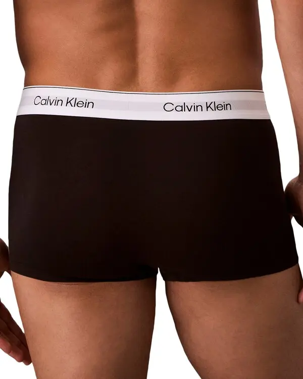 Calvin Klein Low Rise Trunks, Pack Of 3 - Black/white
