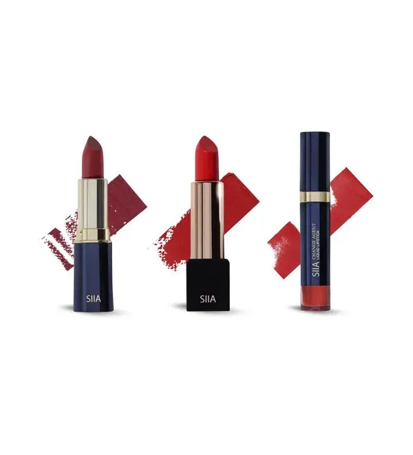 SIIA COSMETICS 3-pc. The Reds Set - Red