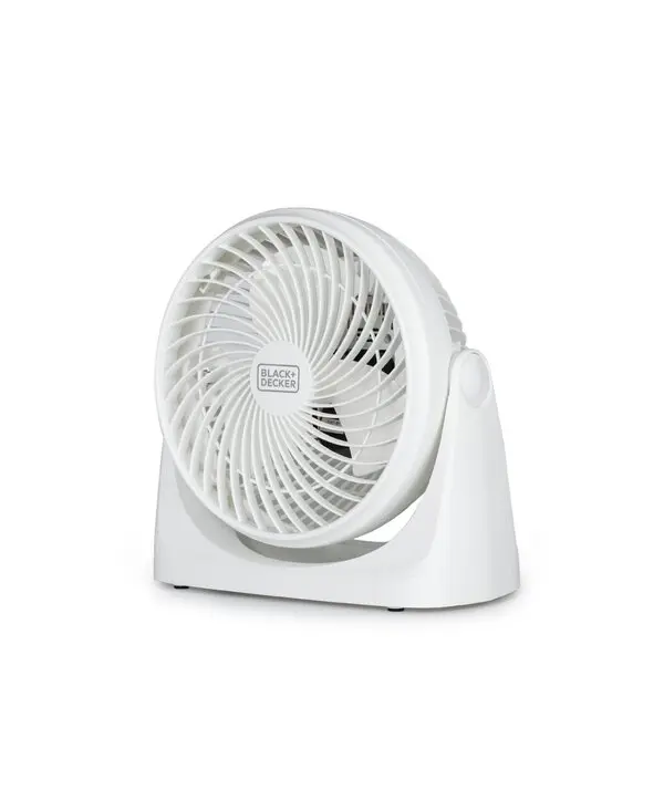 BLACK + DECKER Black+decker 7-inch Small Self-standing Adjustable Portable Fan With 3-speed Settings - White