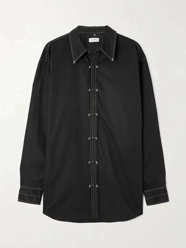 LEMAIRE Embellished Cotton Shirt