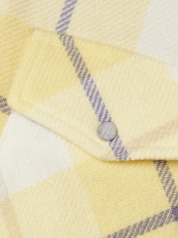 GOD’S TRUE CASHMERE Dreamer Checked Cashmere Shirt