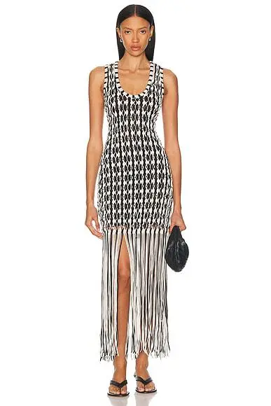 Simkhai Sonia Tank Dress - Sand Multi