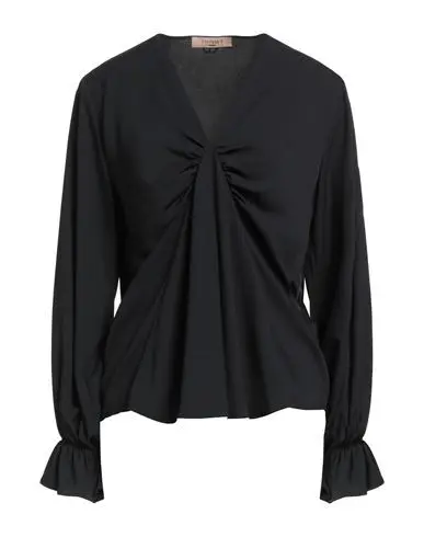 TWINSET Crepe Top - Black