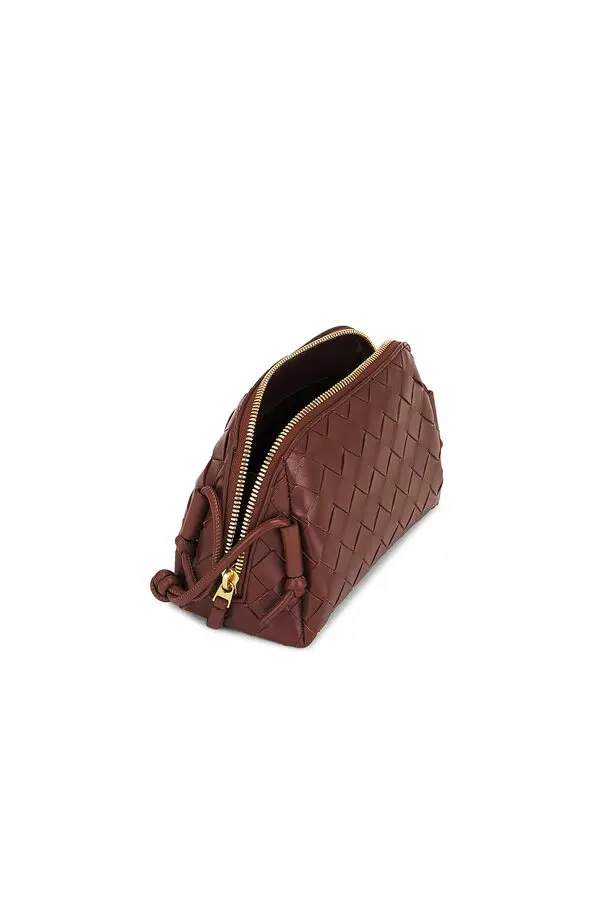 Bottega Veneta Concert Pouch - Sapele & Gold