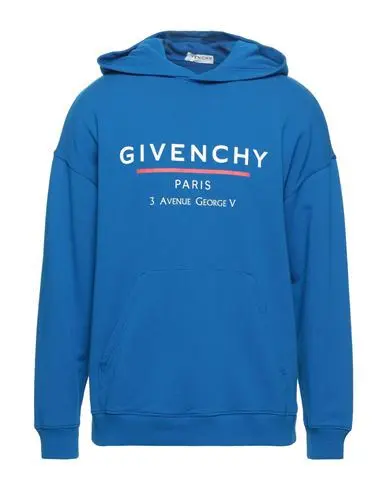 Givenchy Cotton French Terry Sweatshirt - Blue
