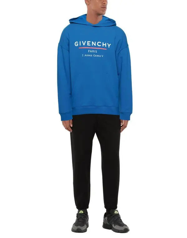 Givenchy Cotton French Terry Sweatshirt - Blue