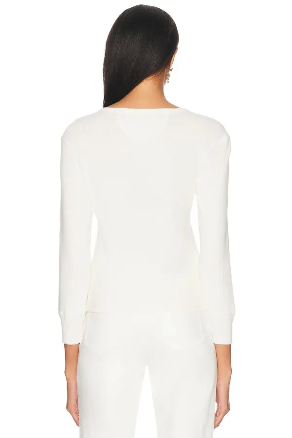 Chloé Long Sleeve Polo Top