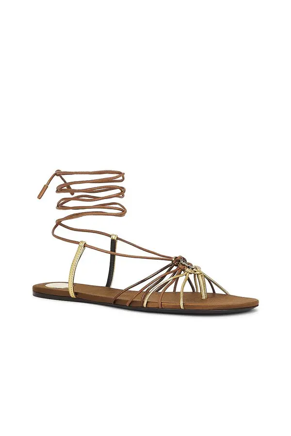 Saint Laurent Bridget Flat Sandal