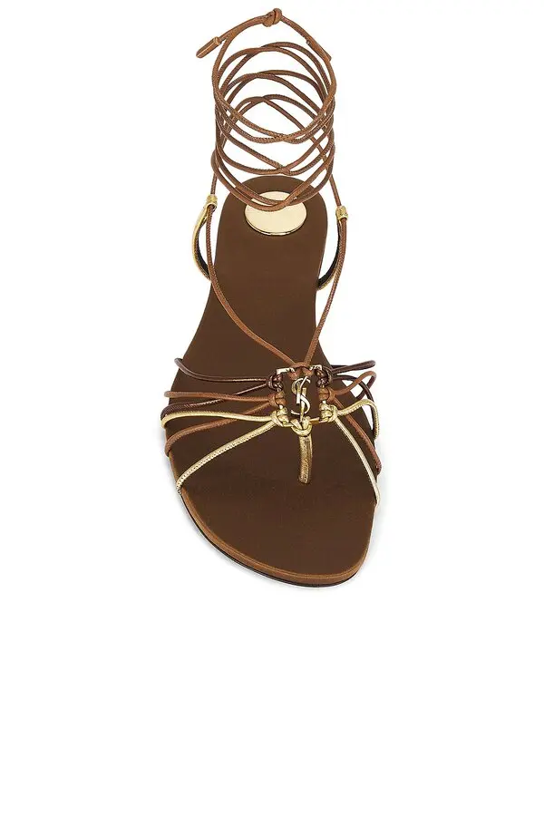 Saint Laurent Bridget Flat Sandal