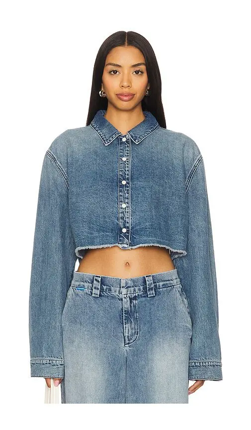 Cotton Citizen Manhattan Cropped Shirt