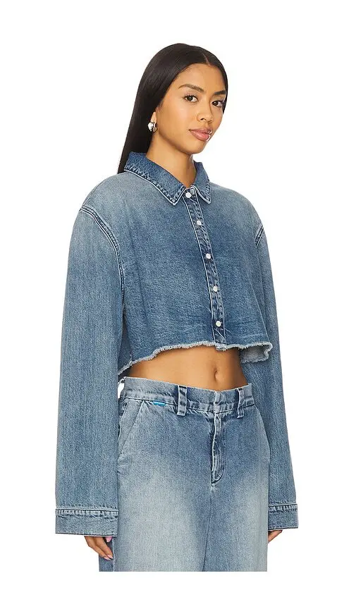 Cotton Citizen Manhattan Cropped Shirt
