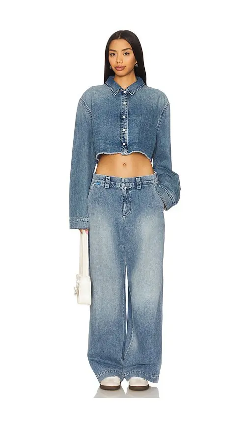 Cotton Citizen Manhattan Cropped Shirt