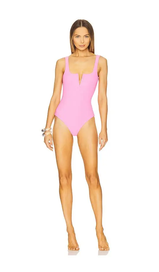 Beach Riot Tropez One Piece Swimsuit - Prism Pink