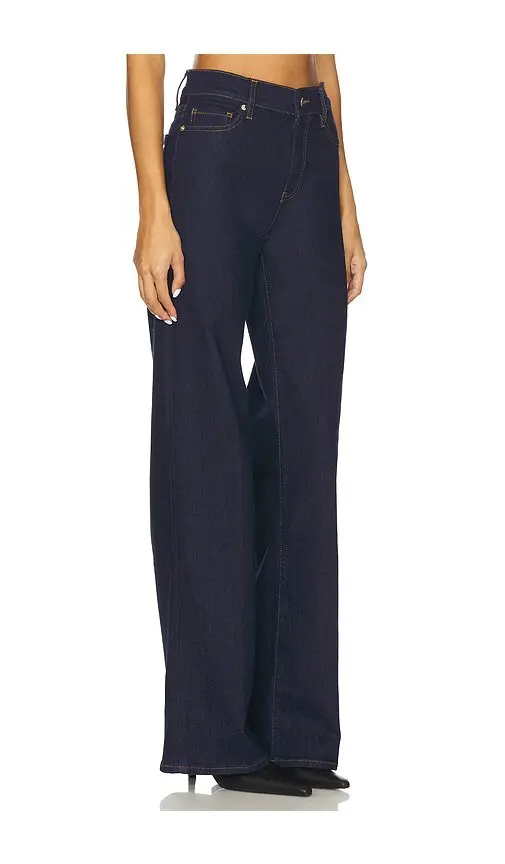 FRAME Le Slim Palazzo Long Jeans - Rinse