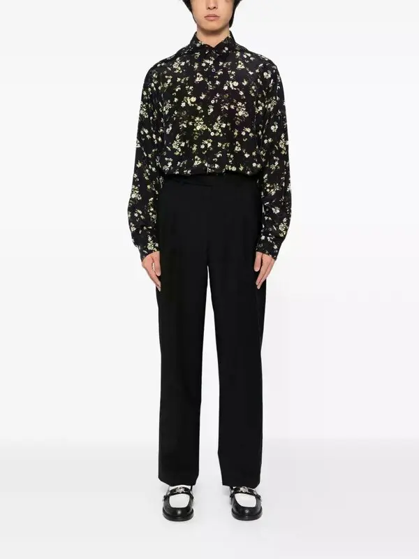 CALMLENCE Flower-print Shirt