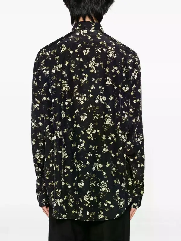 CALMLENCE Flower-print Shirt