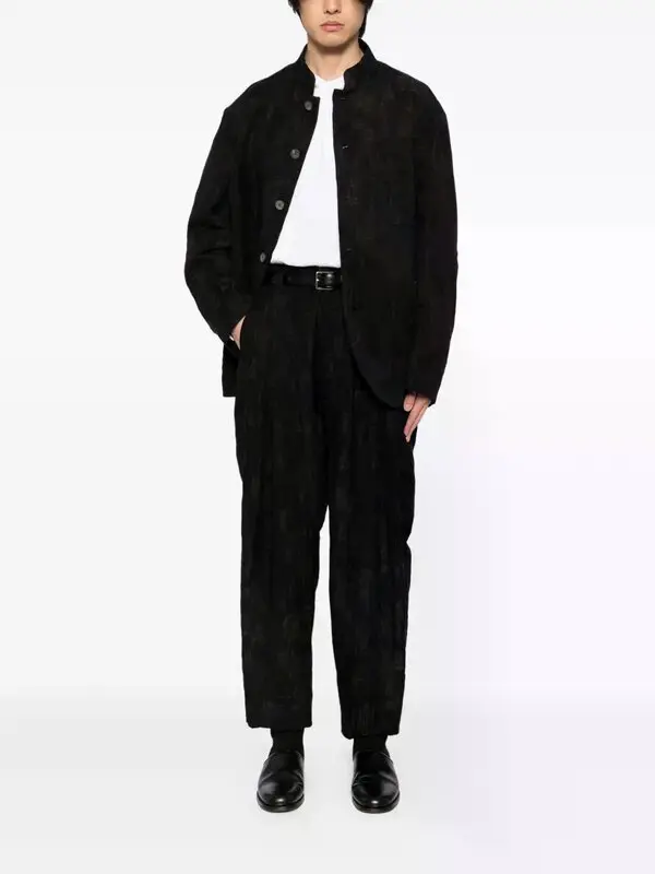 CALMLENCE Triple Pleated Tapered Trousers