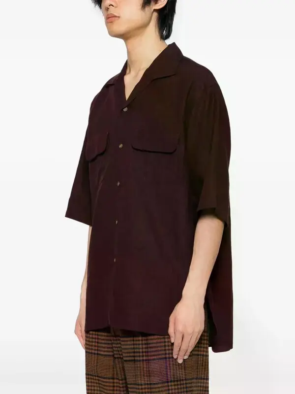 CALMLENCE Open-collared Shirt