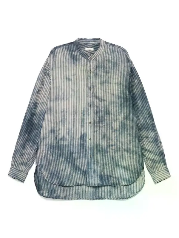 CALMLENCE Striped Shirt - Blue
