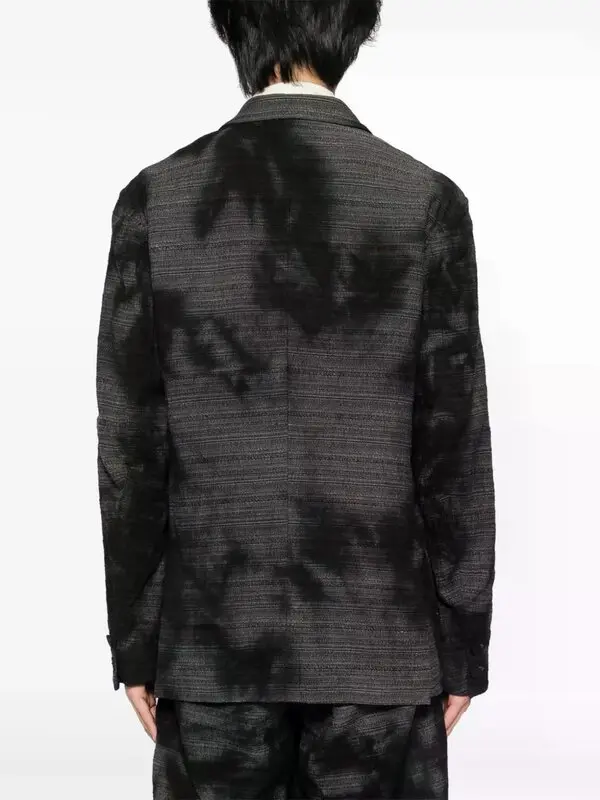CALMLENCE Peaked Lapel Sack Blazer