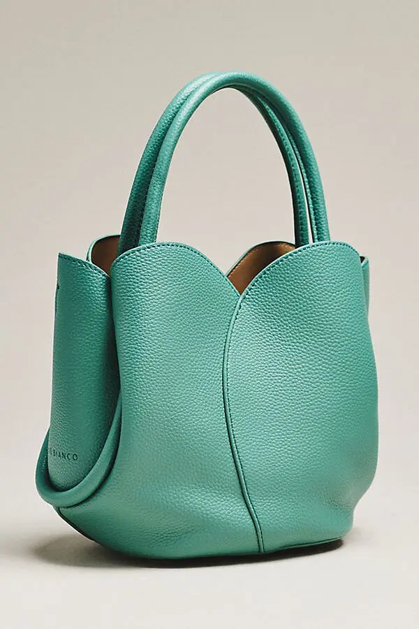 MELIE BIANCO Tulip Top-handle Crossbody Tote - Teal
